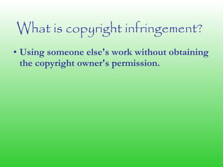 Copyright Presentation | PPT