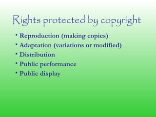 Copyright Presentation | PPT