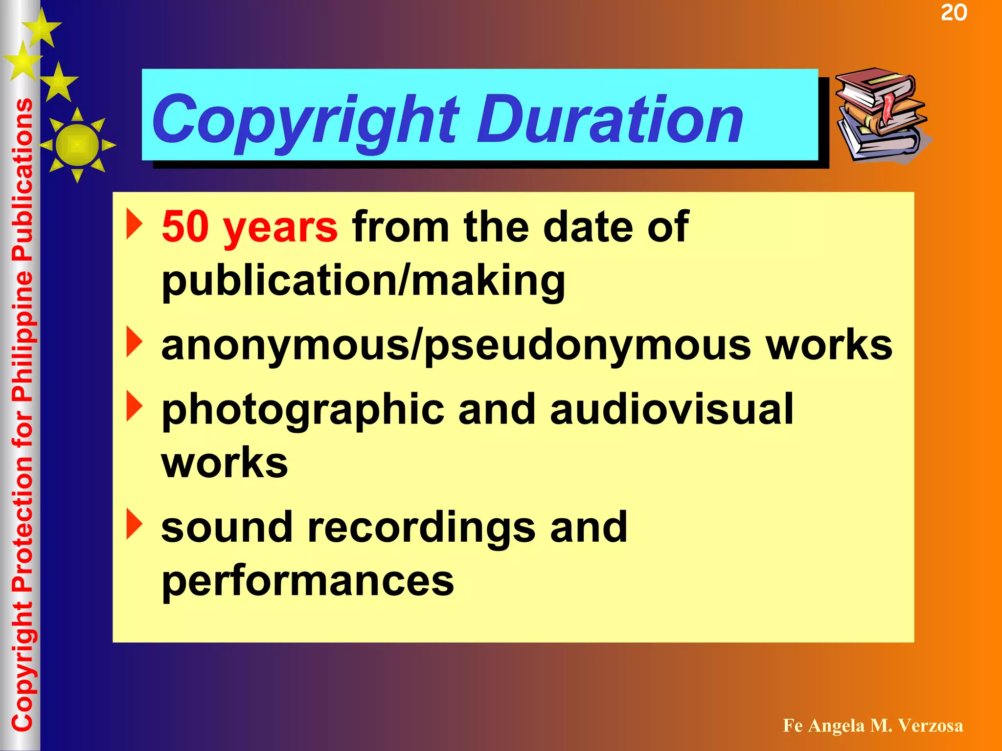Copyright Protection for Philippine Publications | PPT