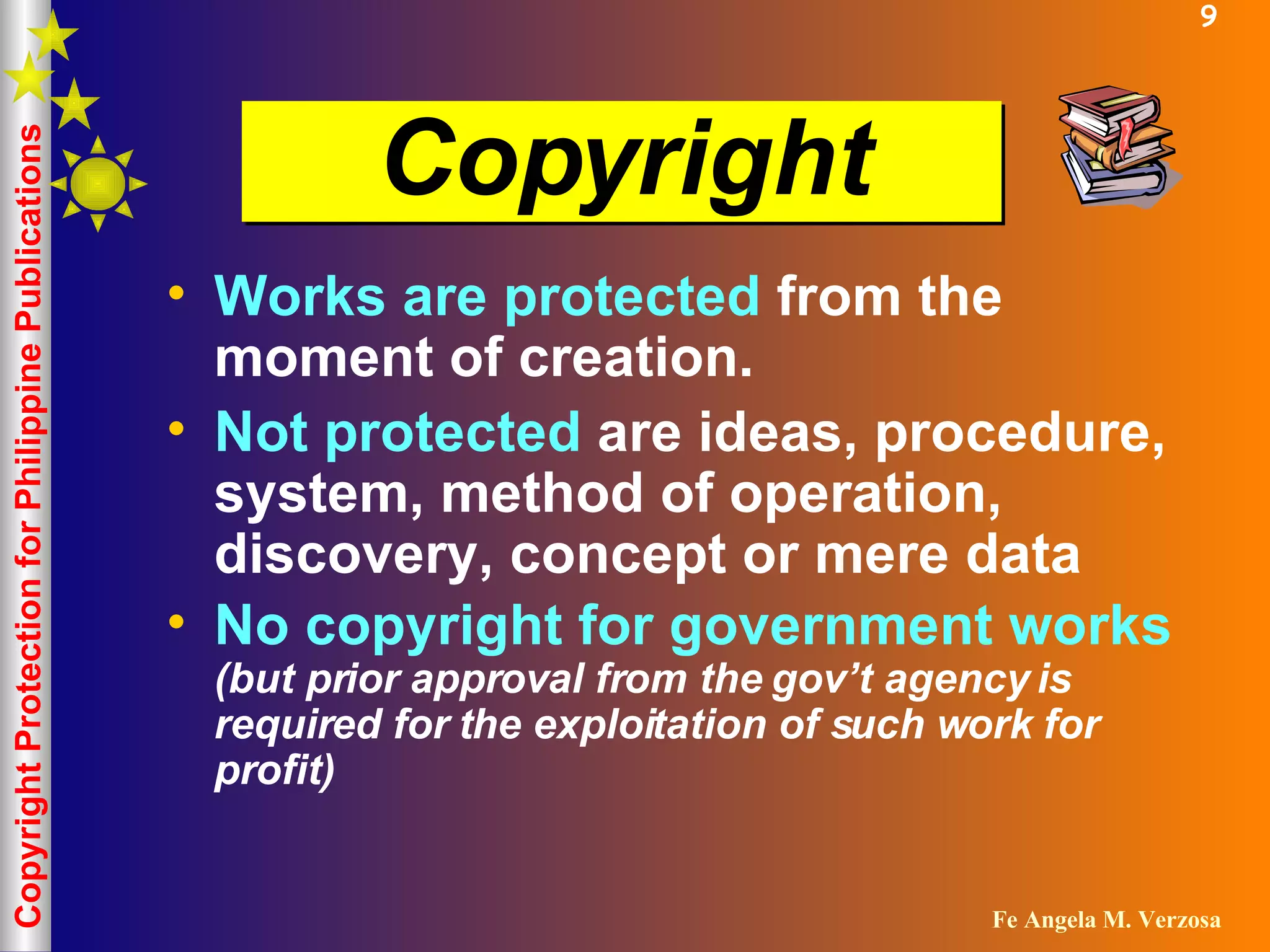 Copyright Protection for Philippine Publications | PPT