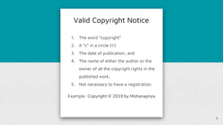 The Critical role of Copyright | PPT