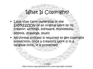 Copyright Slide Show | PPT