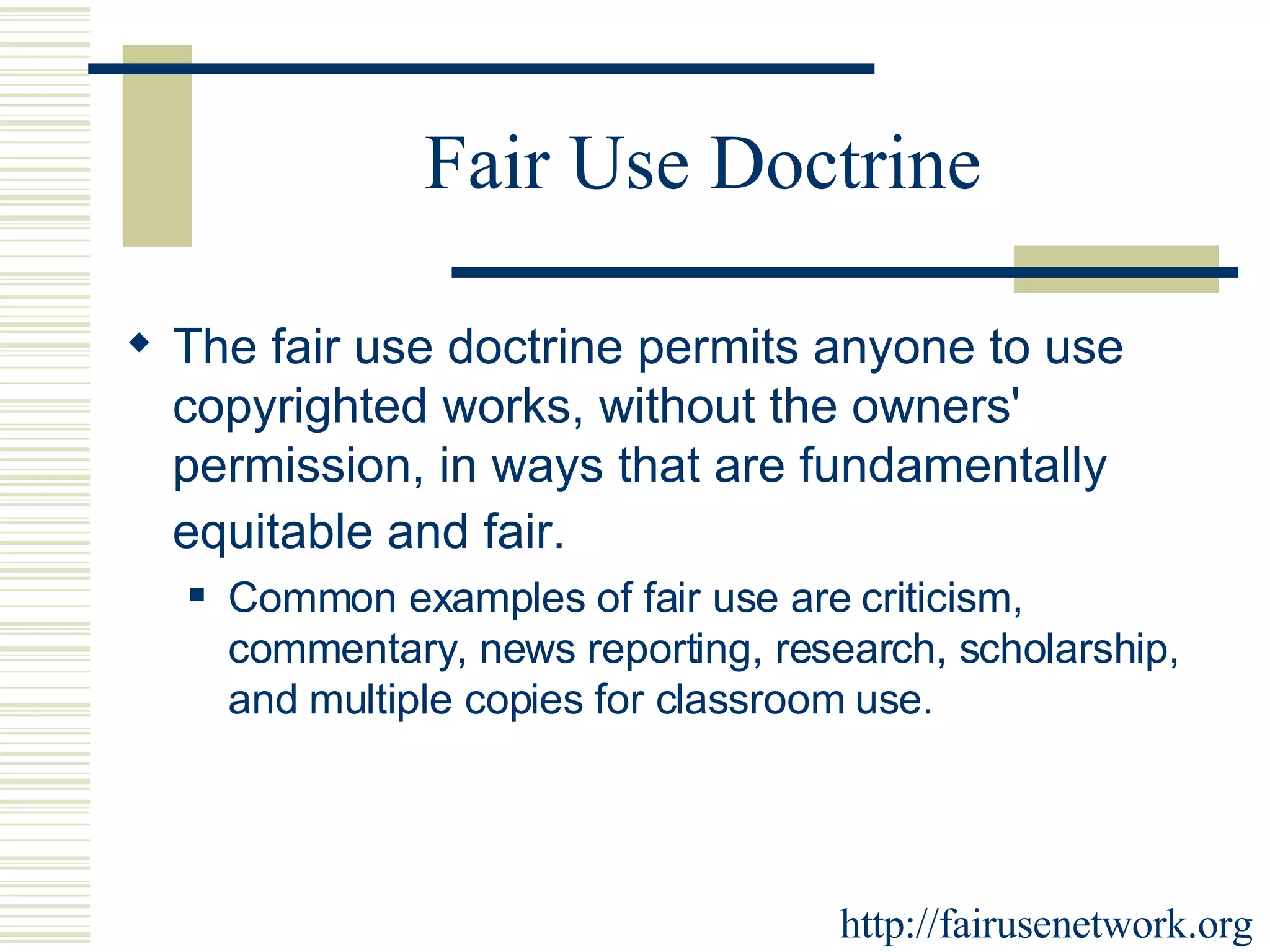 Copyright & The Evolution Of Creative Commons | PPT