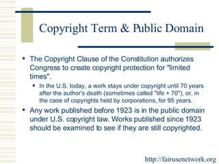Copyright & The Evolution Of Creative Commons | PPT