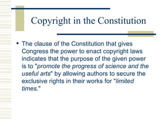 Copyright & The Evolution Of Creative Commons | PPT