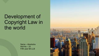 Copyright 1 | PPTX | Law