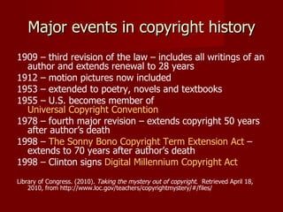 Copyright 101 - davisu05a2 | PPT | Law