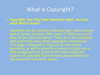 Copyright 1 draft | PPTX