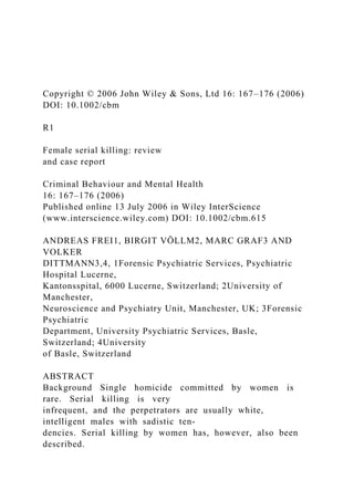 Copyright © 2006 John Wiley & Sons, Ltd 16 167–176 (2006)DO.docx