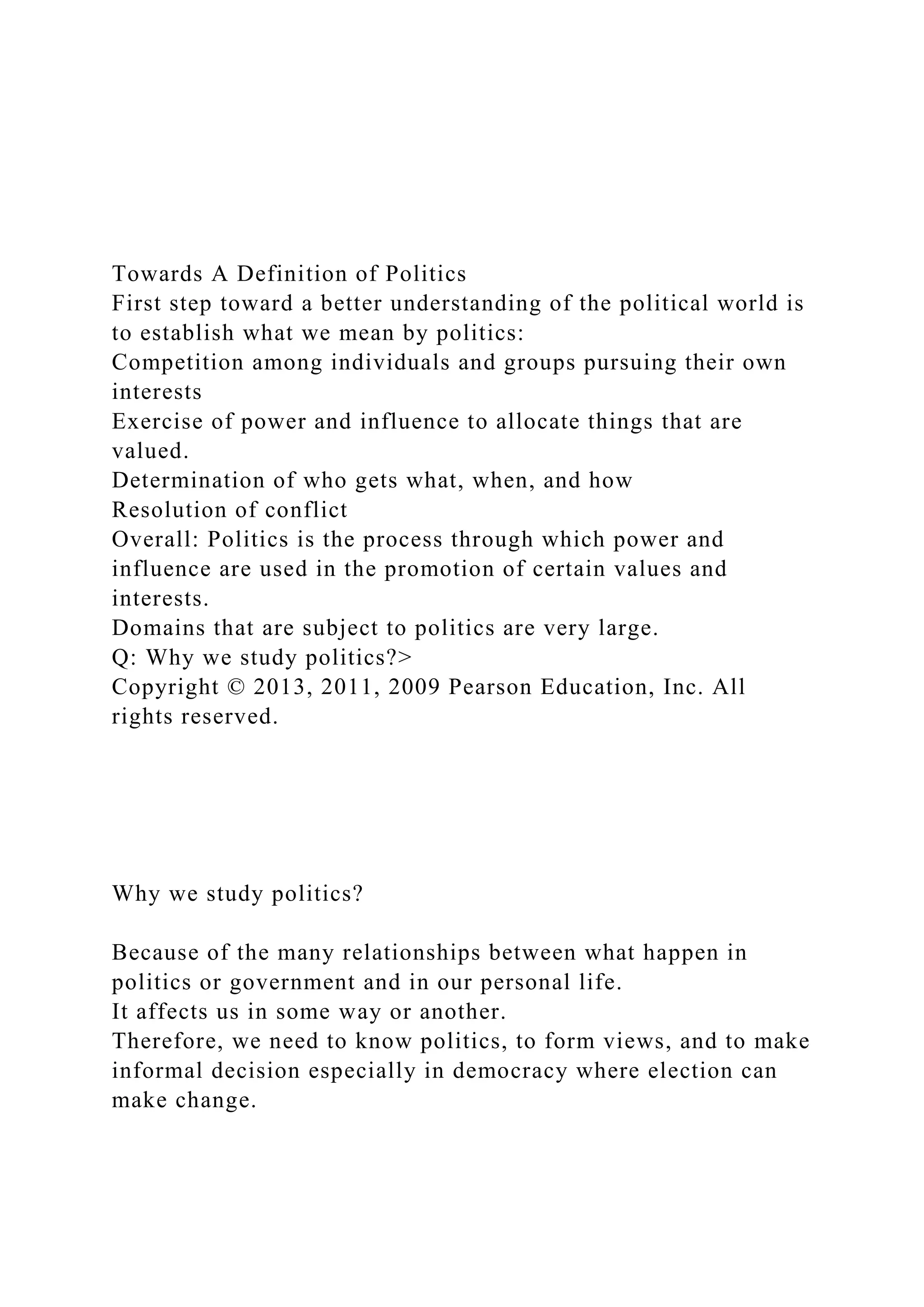 Copyright © 2013, 2011, 2009 Pearson Education, Inc. All right.docx