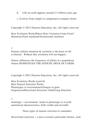 Copyright © 2013 Pearson Education, Inc. All rights reserved.docx