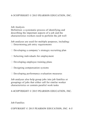 COPYRIGHT © 2015 PEARSON EDUCATION, INC. 1-1Chapter 4 .docx