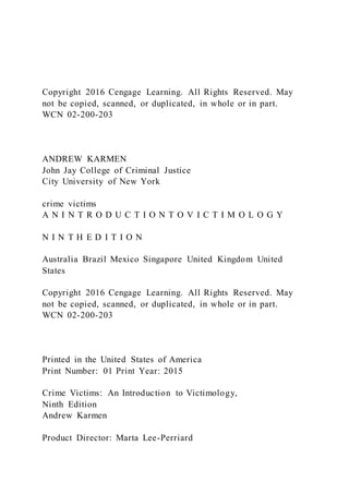 Copyright 2016 cengage learning. all rights reserved. may not | DOCX