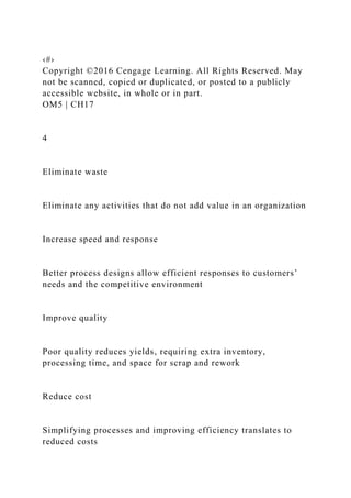 Copyright ©2016 Cengage Learning. All Rights Reserved. May not.docx ...