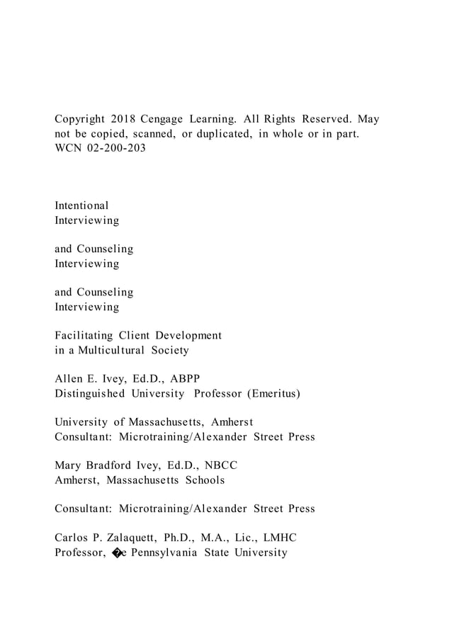 Copyright 2018 cengage learning. all rights reserved. may not | PDF