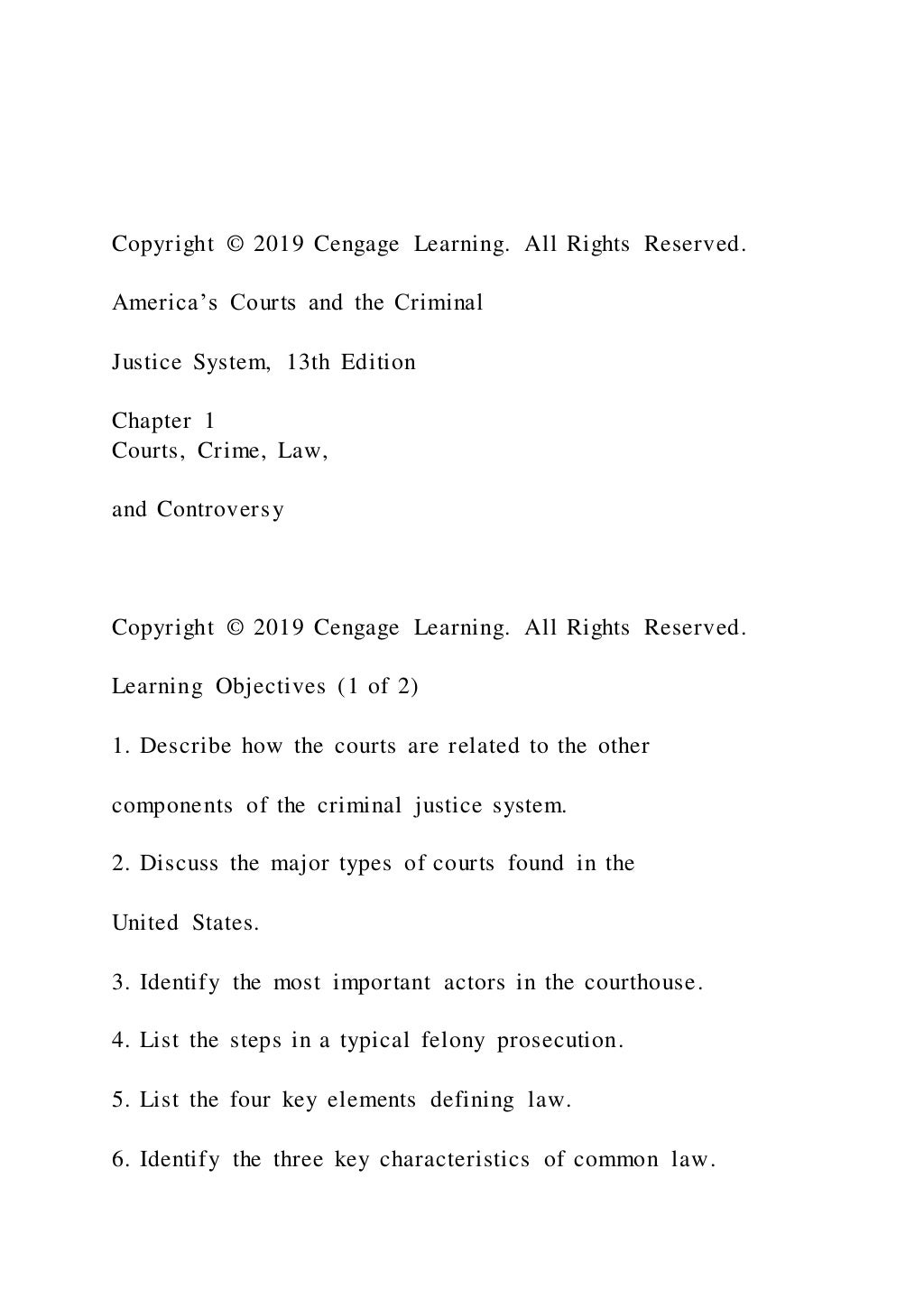 Copyright © 2019 Cengage Learning. All Rights Reserved.Ame