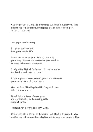 Copyright 2019 Cengage Learning. All Rights Reserved. May not .docx