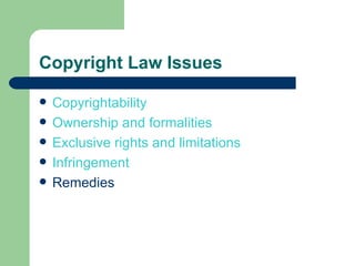 Copyright | PPT | Law