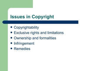 Copyright | PPT | Law