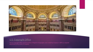 Introduction to Copyright in Academic Libraries | PPTX | Law