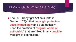 Introduction to Copyright in Academic Libraries | PPTX | Law
