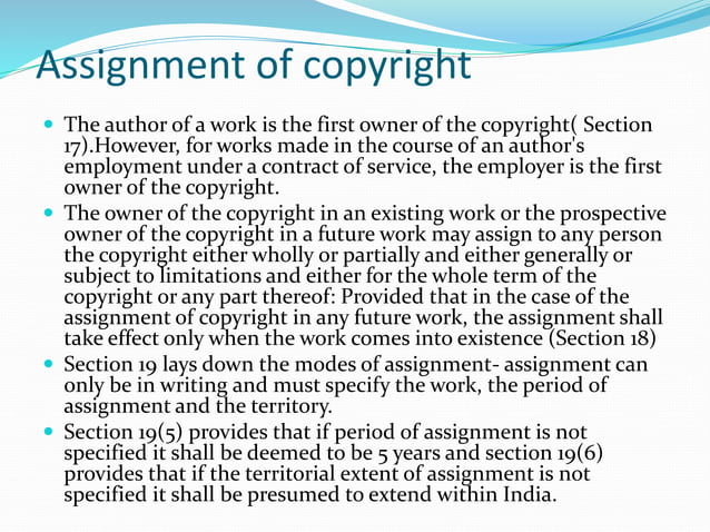 Copy right act | PPTX
