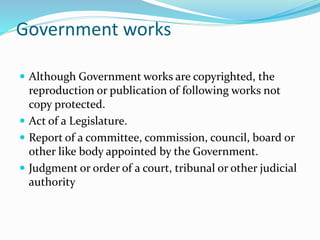 Copy right act | PPTX