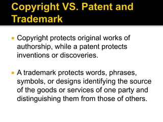 Copyright act | PPTX