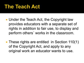 Copyright act | PPTX