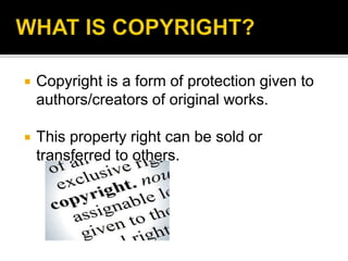 Copyright act | PPTX