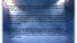 Copyright act 1957 | PPTX