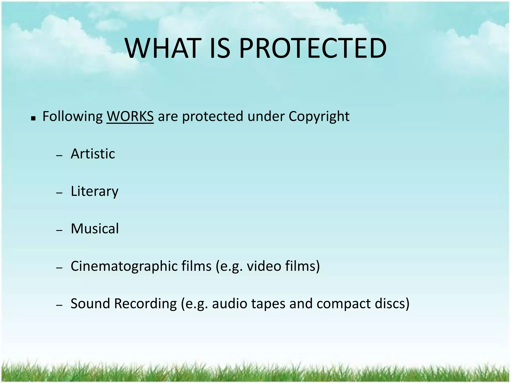 Copyright act, 1957 | PPTX