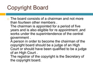 Copyright act 1957 | PPTX