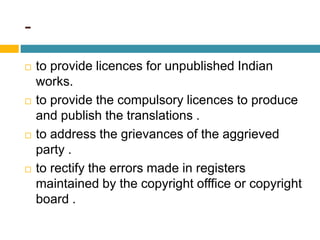 Copyright act 1957 | PPTX