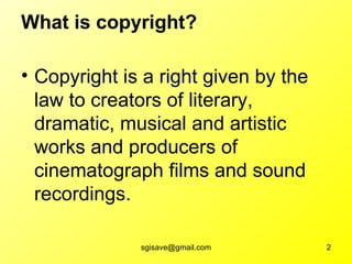 Copyright Act 1957 | PPS