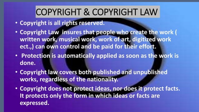 Copyright and creative commons licensing | PPT