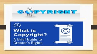 Copyright and creatives commons | PPTX