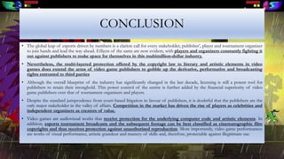 Copyright and Esports | PPT