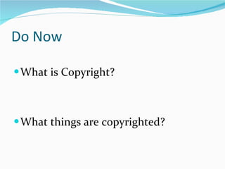 Copyright © and fair use | PPT