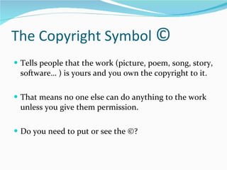 Copyright © and fair use | PPT