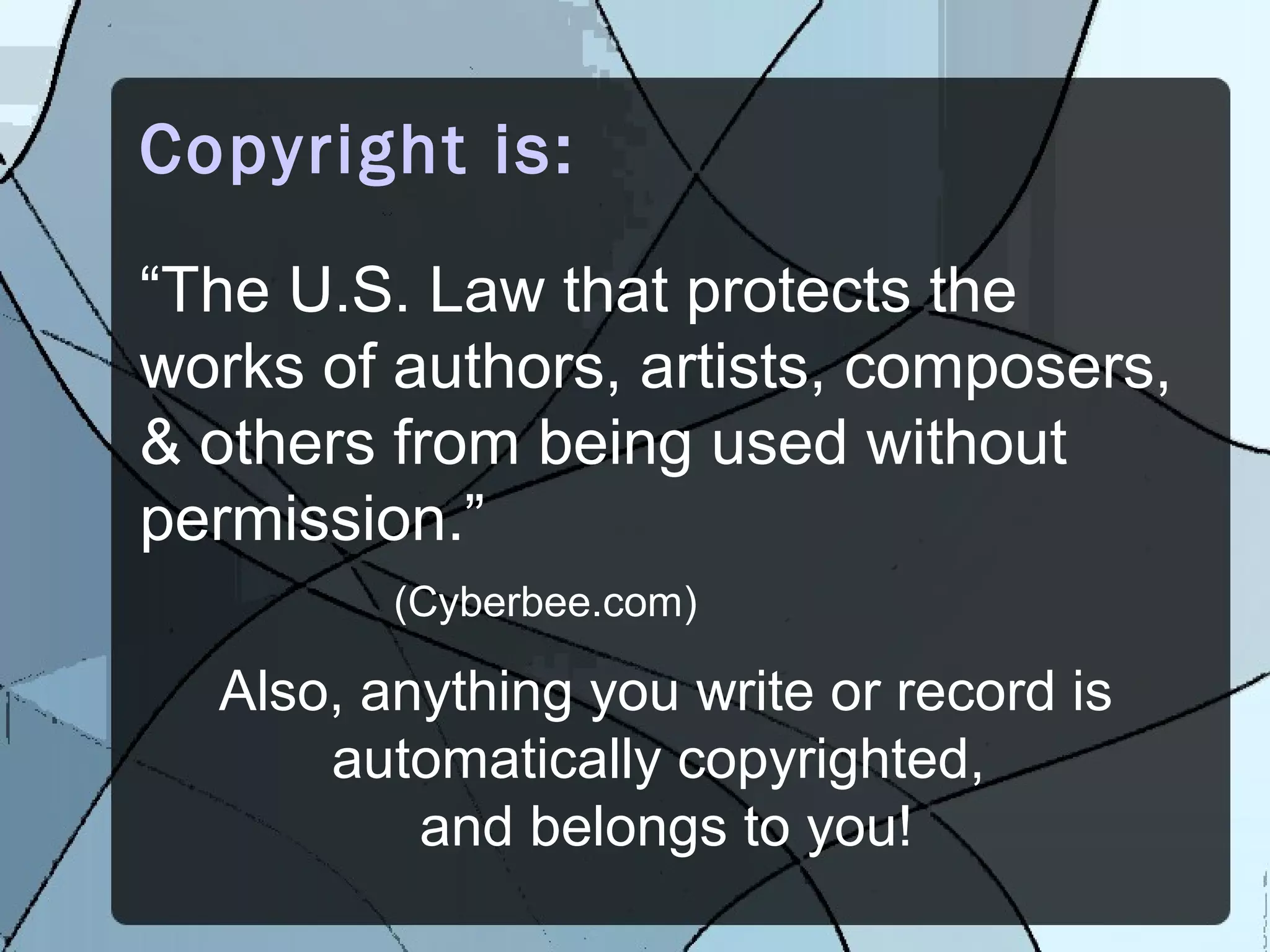 Copyright and fair use | ODP