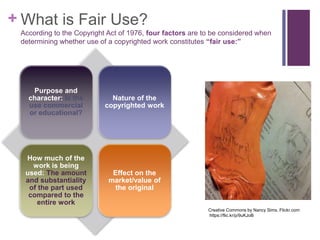 Copyright and fair use lesson | PPTX