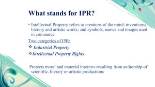 Copyright and IPR issues | PPT