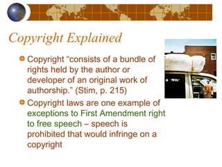 Copyright and open_source | PPT | Law