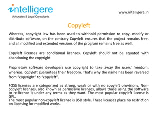 Copyright and open source licensing | PPT