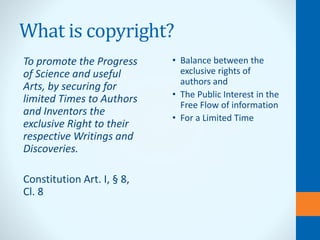 Copyright and permissions | PPT