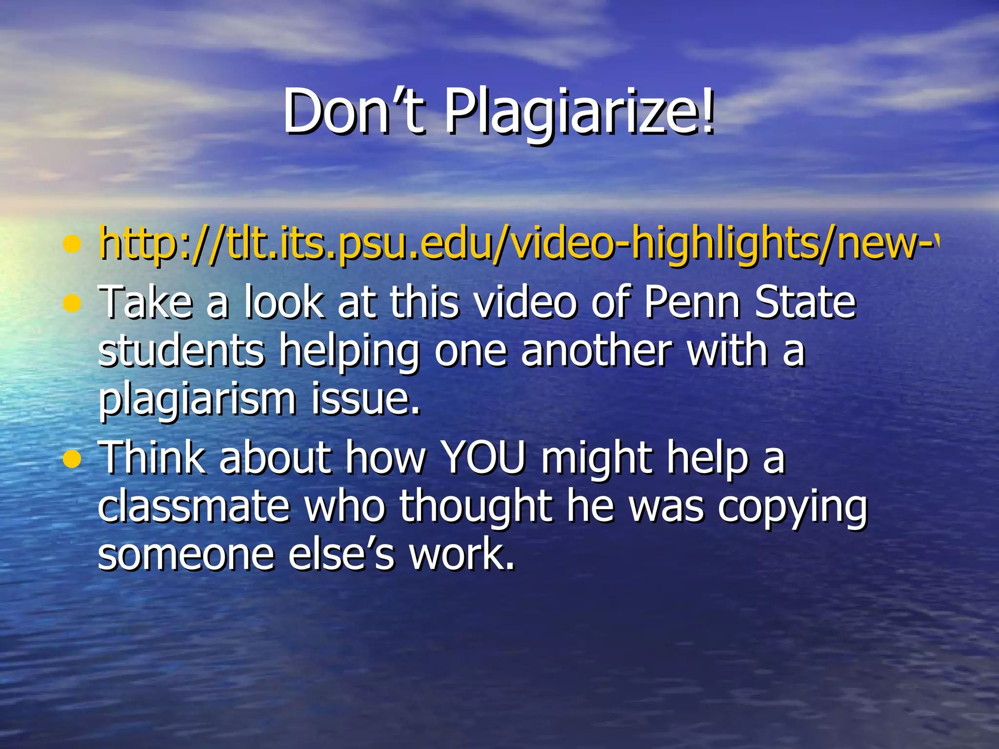 Copyright And Plagiarism | PPT