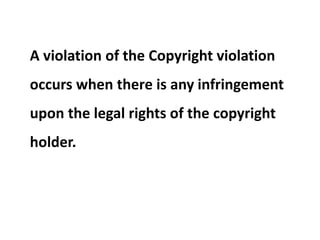 Copyright and plagiarism | PPTX