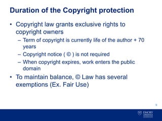 Copyright and Student Videos | PPTX | Technology & Computing