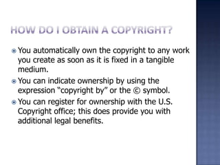Copyright ann ware | PPT
